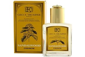 geo. f. trumper sandalwood cologne in glass atomiser bottle, 50ml