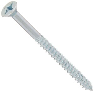 the hillman group 40846 flat head phillips wood screw #10 x 2-1/2" (25-pack), 2.5 inches, no color