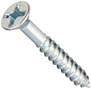 the hillman group 40816 flat head phillips wood screw, 6 x 1-inch, 100-pack, 1 inches, no color