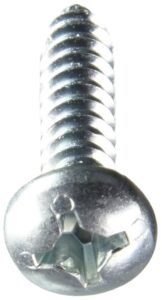 hillman, zinc 41086 pan head phillips sheet metal screws (#12 x 1) -50 pieces, 1 count (pack of 50)