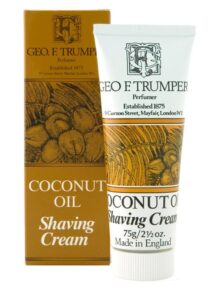 geo f. trumper soft shaving cream in tube, sandalwood