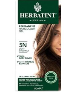 herbatint permanent haircolor gel, 5n light chestnut (5n) 4.56 fl oz