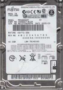 fujitsu mhv2040at 40gb udma/100 4200rpm 2mb 2.5-inch notebook hard drive