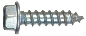 the hillman group 70326 12-inch x 2-1/2-inch hex washer head slotted sheet metal screw, 100-pack, 2.5 inches, silver