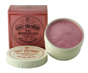 geo f trumper shaving cream jar - rose (200g)