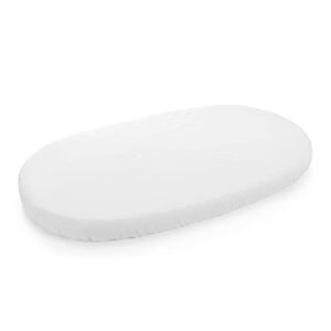 stokke sleepi fitted sheet, white