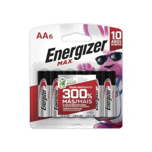 energizer max aa batteries - 6 pack