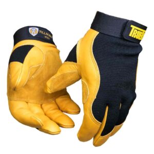 tillman x-large black and gold truefit full finger protective glove