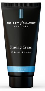 the art of shaving shaving cream for men - shaving cream mens beard care, protects against irritation and razor burn, clinically tested for sensitive skin, lavender, 2.5 fl oz