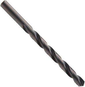 chicago latrobe 120 high-speed steel long length drill bit, black oxide finish, round shank, 118 degree conventional point, 7/16" size (pack of 1)