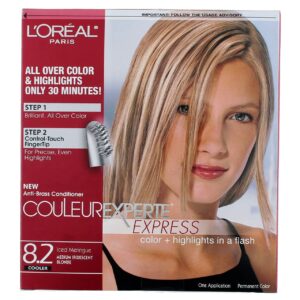 l'oreal paris couleur experte color + highlights in a flash, medium iridescent blonde - ice