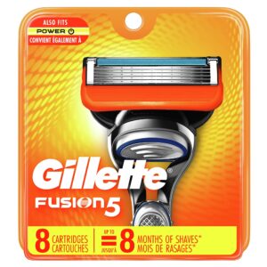 gillette fusion power razor refill cartridges, 8 cartridges