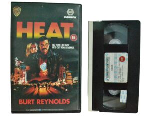 heat - burt reynolds - warner home video - vintage - pal vhs