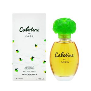 gres cabotine women eau de toilette spray, 3.4 ounce, white