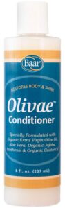 olivae conditioner, organic olive oil conditioner with organic botanical oils, specially formulated to nourish hair follicles, roots & scalp. 8 oz.