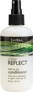 shikai color reflect mist & go conditioner spray for hair (8 oz) | leave-in hair detangler | repair treatment adds shine & moisture