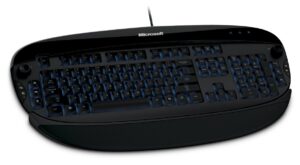 microsoft reclusa gaming keyboard (black)