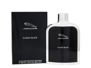 jaguar classic black eau de toilette spray 3.4 oz/ 100 ml for men by 3.4 fl oz