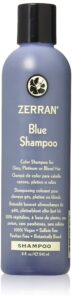 zerran blue shampoo, 8 ounce