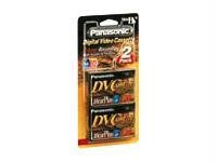 panasonic ay-dvm80xj2 minidv cassette (80 minute, 2 pack)