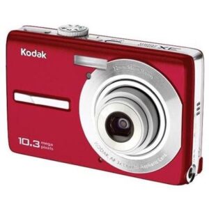 kodak easyshare v803 8.0mp digital camera (red shimmer)