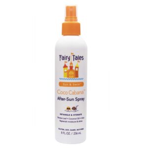 fairy tales swimmer conditioning spray for kids - 8 oz | made with natural ingredients in the usa | replenish and restore from chlorine and salt damage | no parabens, sulfates, or synthetic dyes