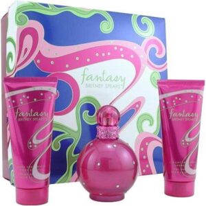 fantasy by britney spears for women, set (eau de parfum spray 3.3 ounce, body lotion 3.3 ounce, shower gel 3.3 ounce)