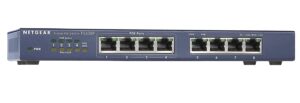 netgear prosafe fs108pna 8-port 10/100 fast ethernet switch with 4 power over ethernet ports (poe)