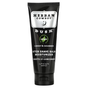 herban cowboy dusk soothing after shave balm moisturizer, 3.4 fluid ounce