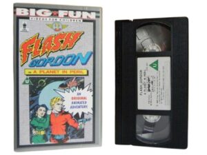 flash gordon: a planet in peril - 80's retro - action animation - kid's pal vhs