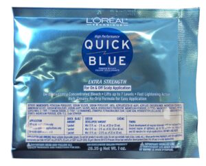 l'oreal paris high performance quick blue powder bleach, extra strength, 1 oz