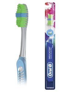 oral-b indicator color collection toothbrush, soft, 1 count