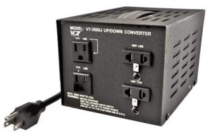 vct vt-3000 step up down voltage converter power transformer converts between 110 volt and 220 volts, 3000 watt