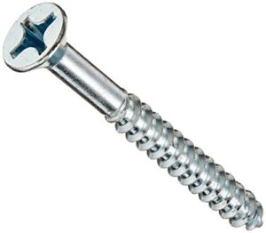 hillman 40856 zinc flat-head phillips wood screws (#12 x 2"), 2 inches