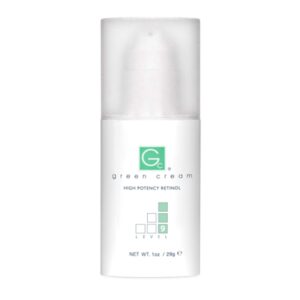 green cream retinol, level 9, high potency, airless pump, 1 ounce