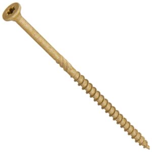 the hillman group 967737 10 x 4 power pro outdoor wood screw, 900-pack