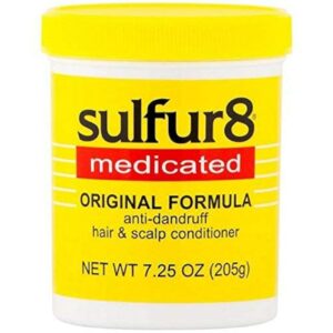 sulfur8 medicated anti-dandruff hair and scalp conditioner original formula, 7.25 oz