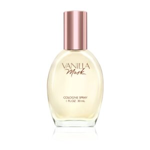 vanilla musk cologne spray, vegan formula, perfume, warm and cozy natural vanilla, 1.0oz