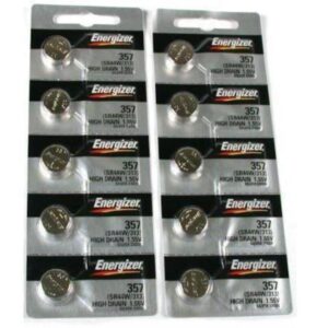 10 357 / 303 energizer batteries sr44sw sr44w lr44