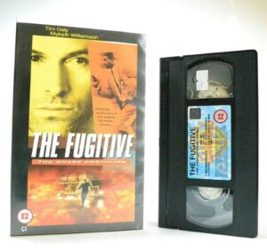 the fugitive: the chase continues - thriller - large box - ex-rental - pal vhs