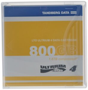 tandberg data lto ultrium 4 storage media tape cartridge (433781)