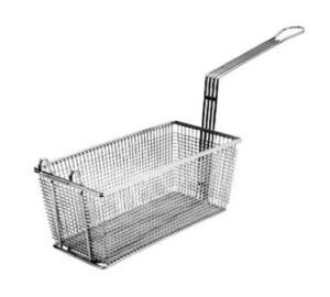 franklin machine 225-1010 fry basket 5-3/4"wx13-1/4"dx5-3/4"h, front hook