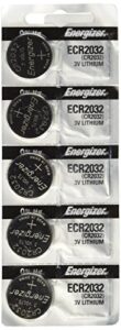 energizer 2032 battery lithium 3v (pack of 5)