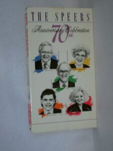 the speers 70th anniversary celebration (vhs video)