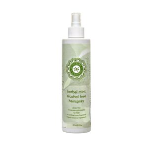 honeybee gardens herbal mint alcohol free hair spray