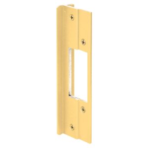 prime-line u 9482 gold anodized latch bolt guard plate (single pack)