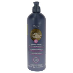 roux fanci-full rinse instant hair color - 56 bashful blonde hair color unisex 15.2 oz