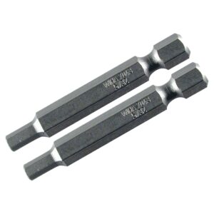 hex metric power bit 5.0 x 50mm (2 bit pack)