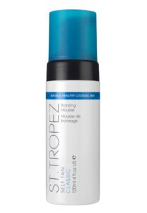 st.tropez self tan classic bronzing mousse, original fake tan, streak-free finish, develops in 4-8 hours, vegan, natural & cruelty free, 4 fl oz