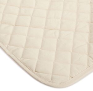 my baby's first, quilted waterproof bassinet pad, all natural cotton, 15" x 30", 2 pack